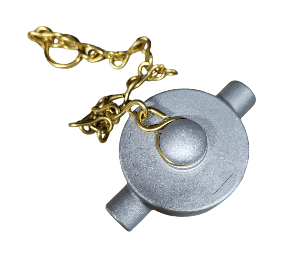 3″ DRIP CAP & CHAIN - RTN Tanker Parts